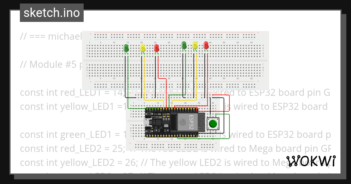 Wokwi - Online ESP32, STM32, Arduino Simulator