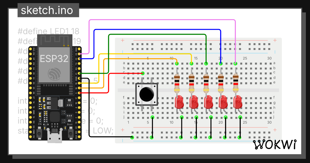 Wokwi - Online ESP32, STM32, Arduino Simulator