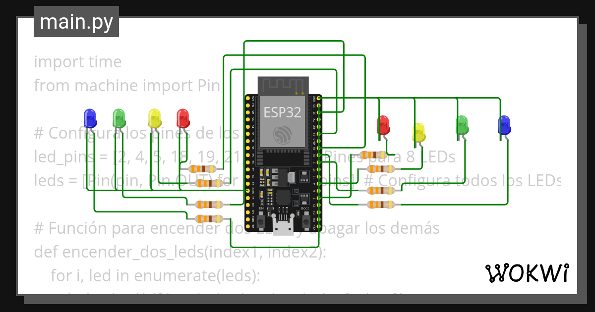 progra - Wokwi ESP32, STM32, Arduino Simulator