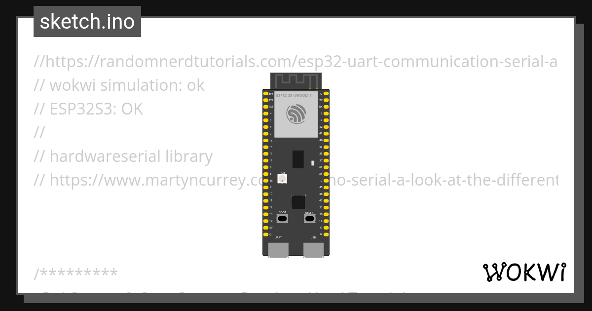 Wokwi - Online ESP32, STM32, Arduino Simulator