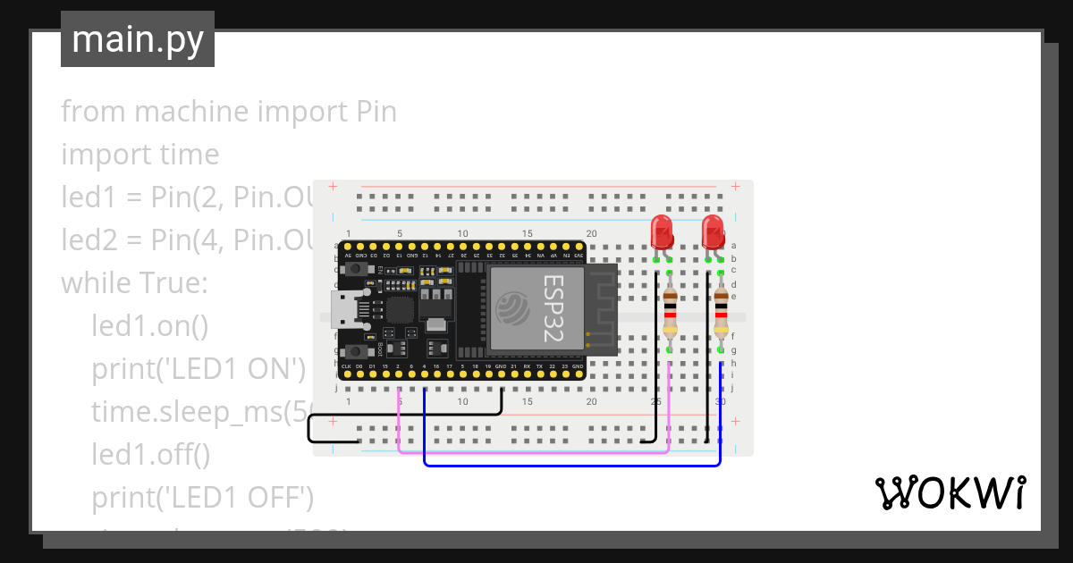Wokwi - Online ESP32, STM32, Arduino Simulator