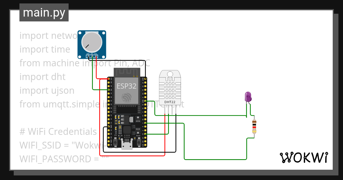 Wokwi - Online ESP32, STM32, Arduino Simulator