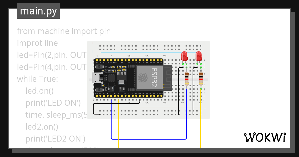 Wokwi - Online ESP32, STM32, Arduino Simulator