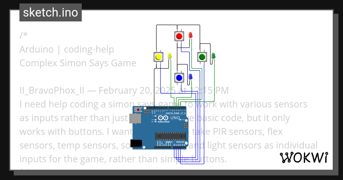 Wokwi - Online ESP32, STM32, Arduino Simulator