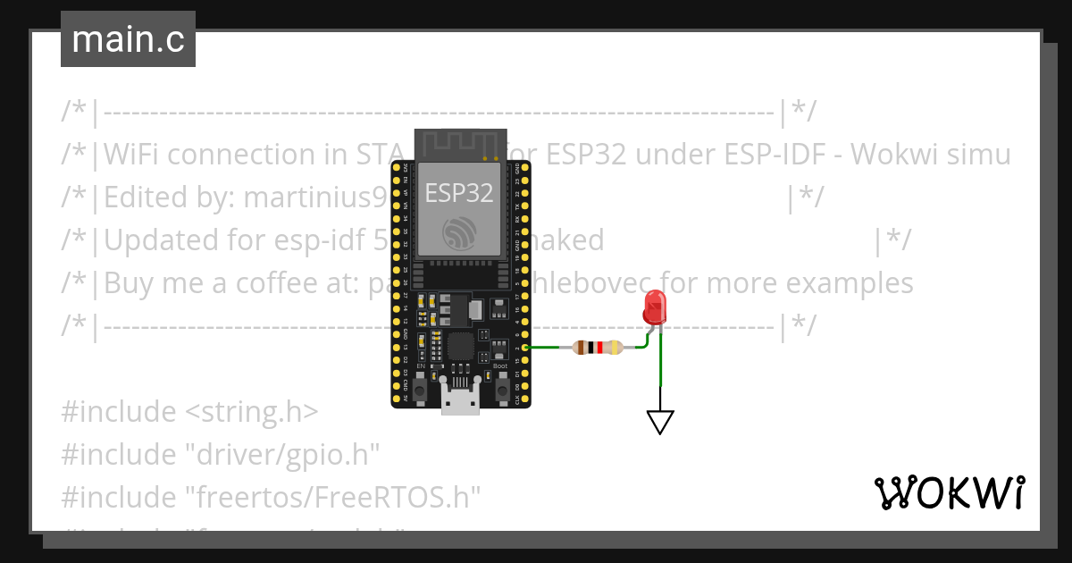 Wokwi - Online ESP32, STM32, Arduino Simulator