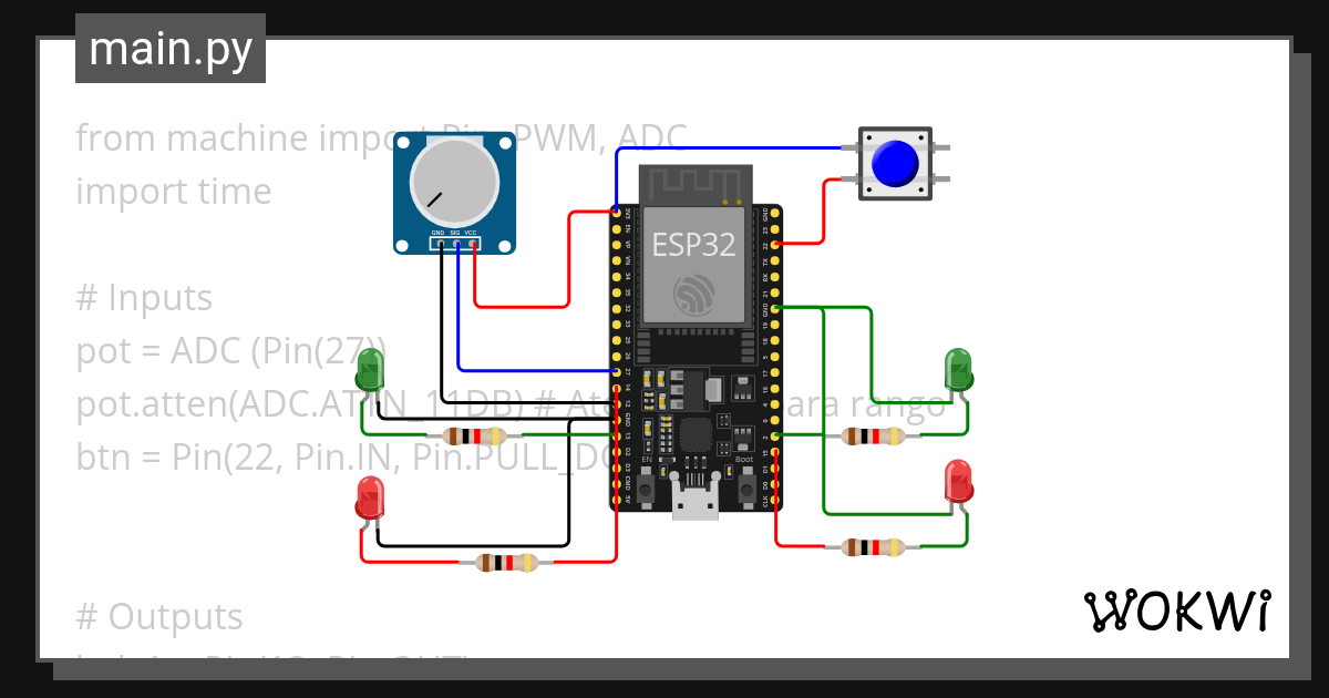 Wokwi - Online ESP32, STM32, Arduino Simulator