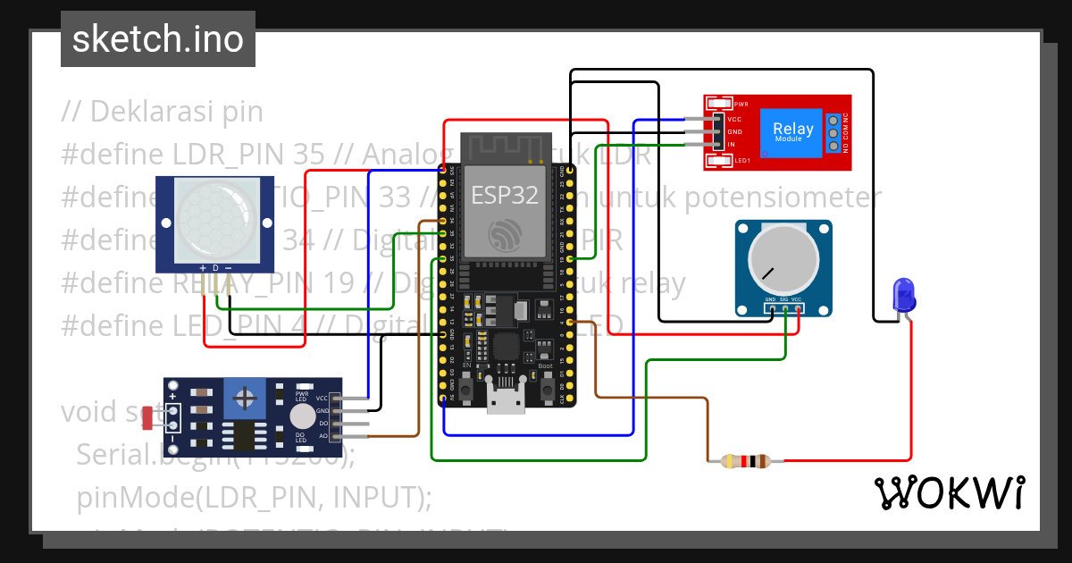 Wokwi - Online ESP32, STM32, Arduino Simulator