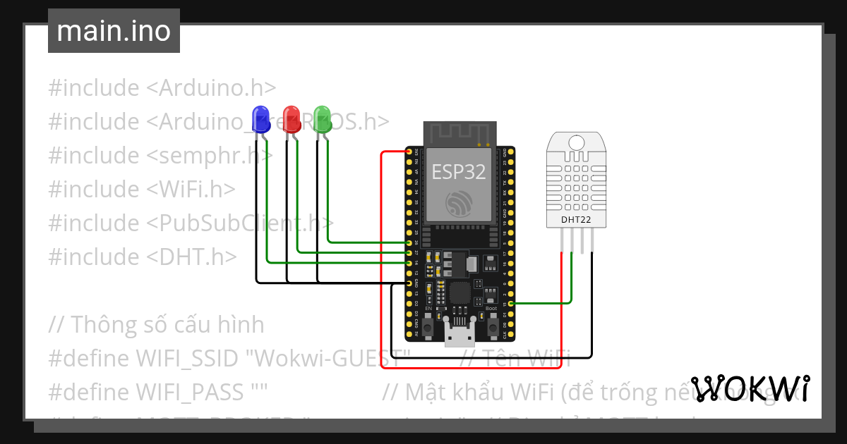 Wokwi - Online ESP32, STM32, Arduino Simulator