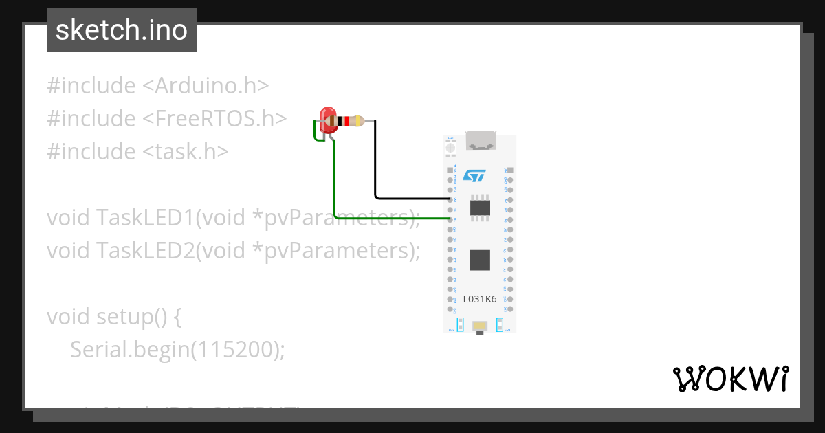 Wokwi - Online ESP32, STM32, Arduino Simulator