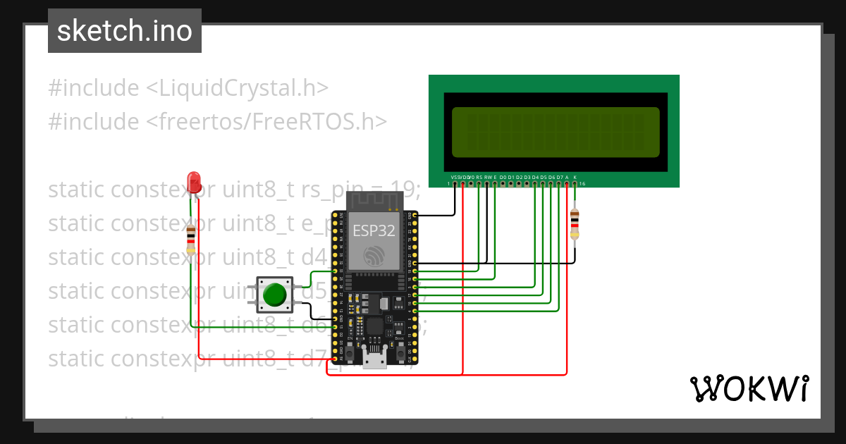 Wokwi - Online ESP32, STM32, Arduino Simulator