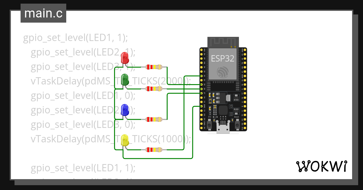 Wokwi - Online ESP32, STM32, Arduino Simulator
