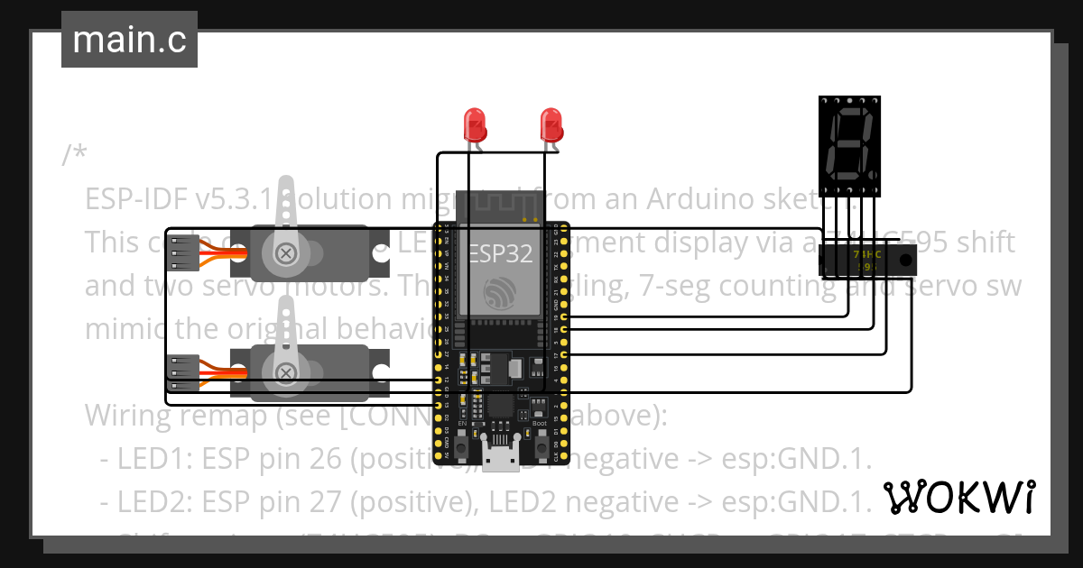 Wokwi - Online ESP32, STM32, Arduino Simulator