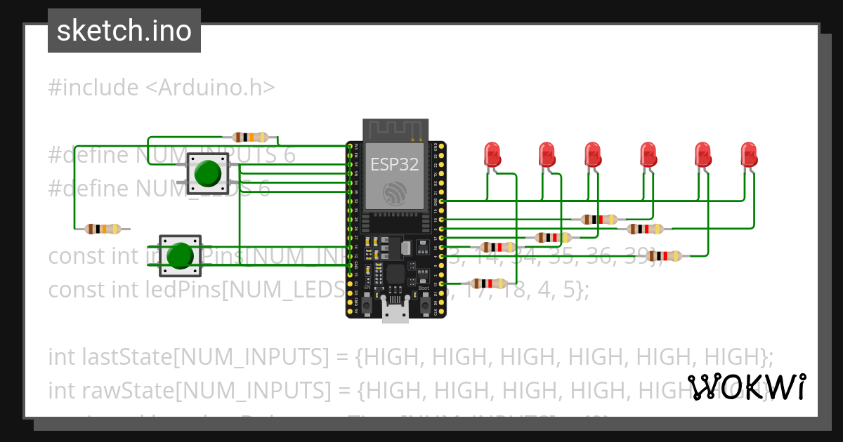Wokwi - Online ESP32, STM32, Arduino Simulator