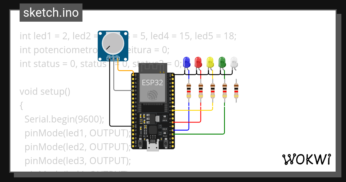 Wokwi - Online ESP32, STM32, Arduino Simulator