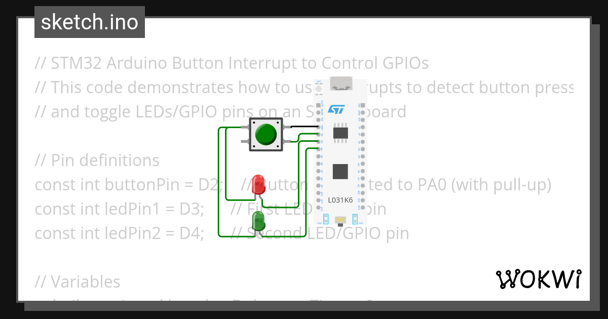 Wokwi - Online ESP32, STM32, Arduino Simulator