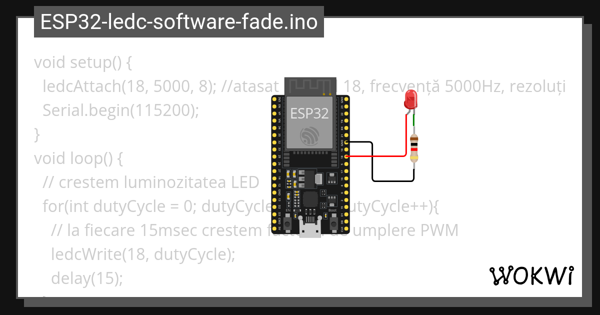 Wokwi - Online ESP32, STM32, Arduino Simulator