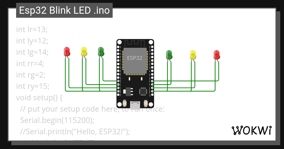 Wokwi - Online ESP32, STM32, Arduino Simulator