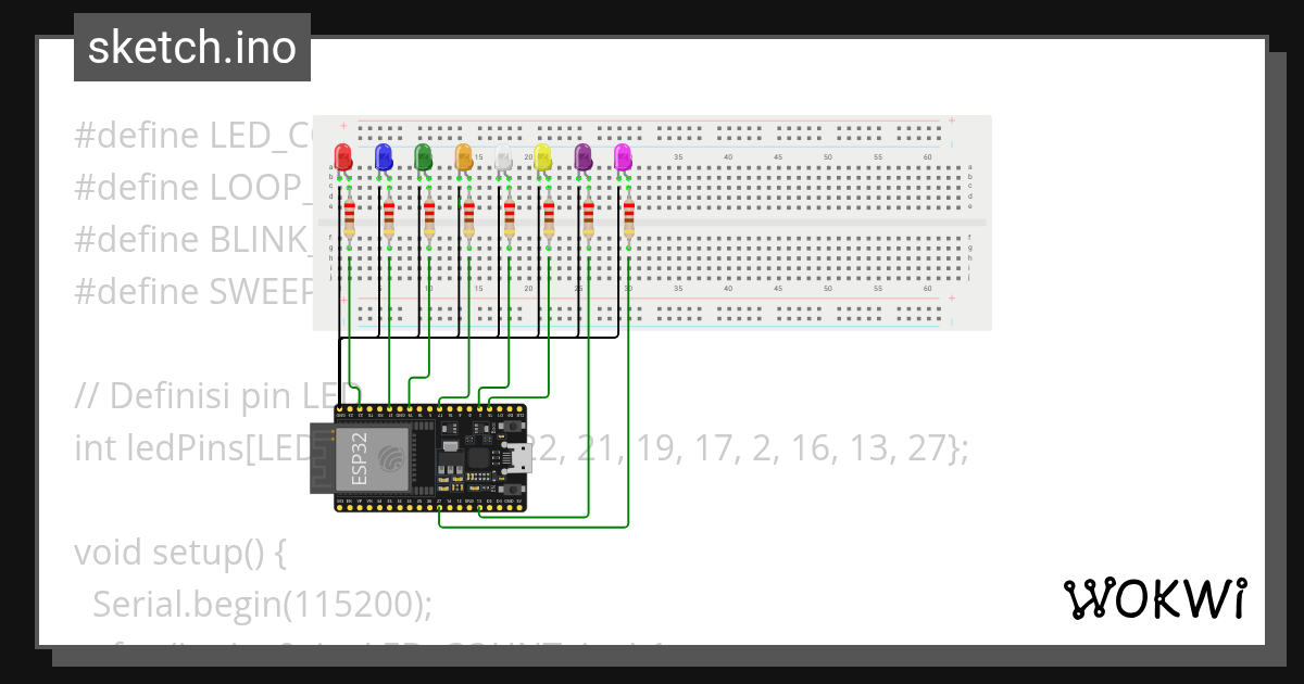 Wokwi - Online ESP32, STM32, Arduino Simulator