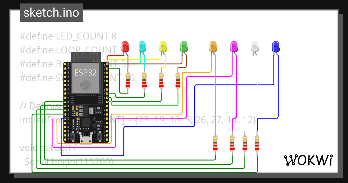 Wokwi - Online ESP32, STM32, Arduino Simulator