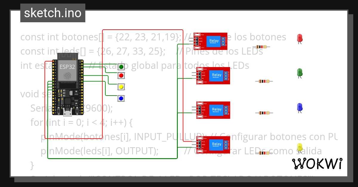 Wokwi - Online ESP32, STM32, Arduino Simulator