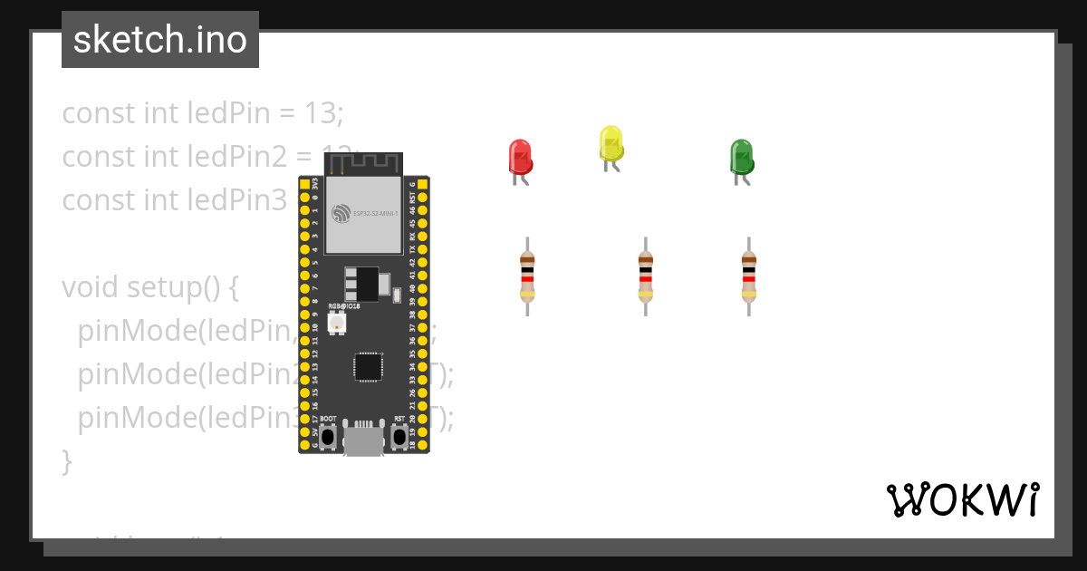 Wokwi - Online ESP32, STM32, Arduino Simulator