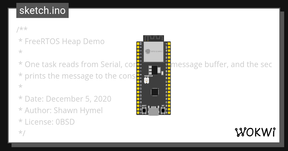 Wokwi - Online ESP32, STM32, Arduino Simulator