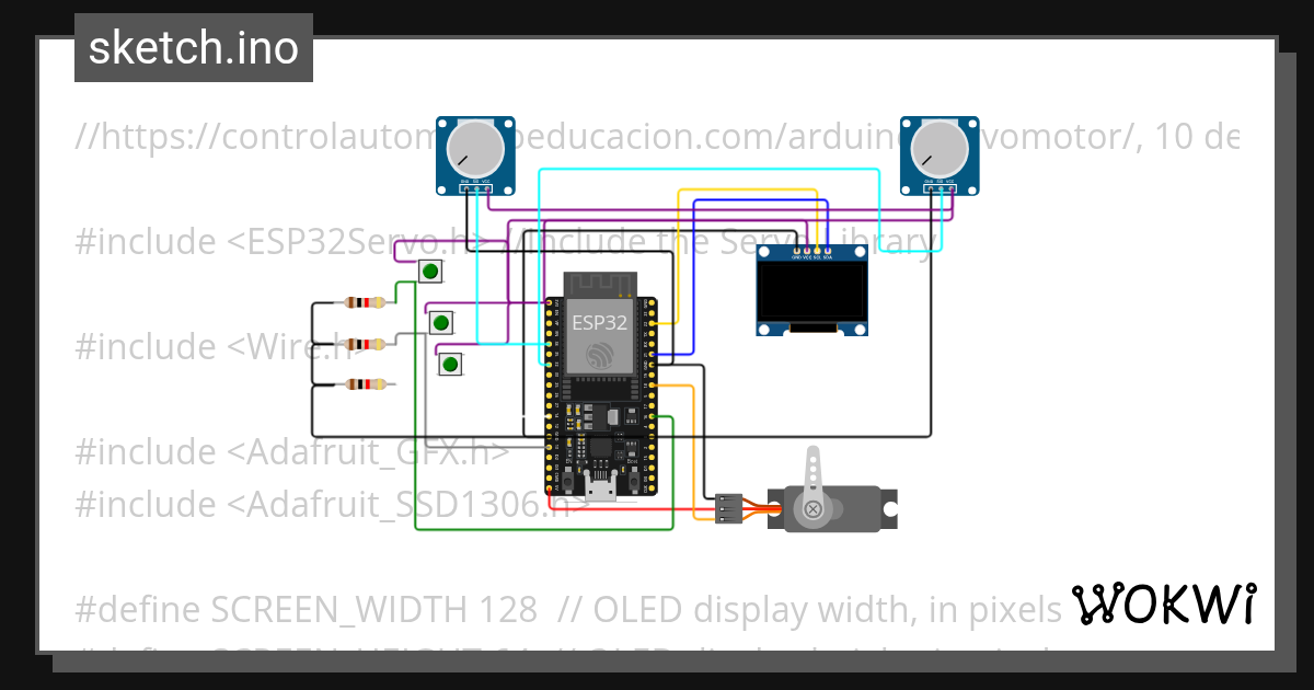 Wokwi - Online ESP32, STM32, Arduino Simulator