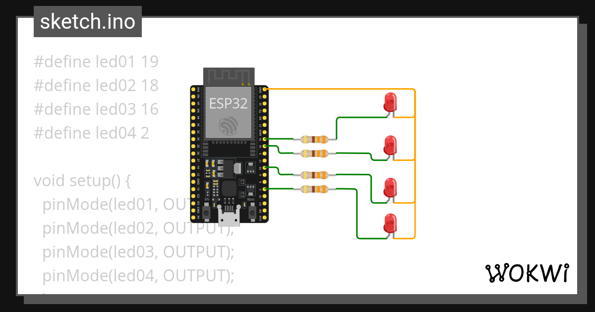 Wokwi - Online ESP32, STM32, Arduino Simulator