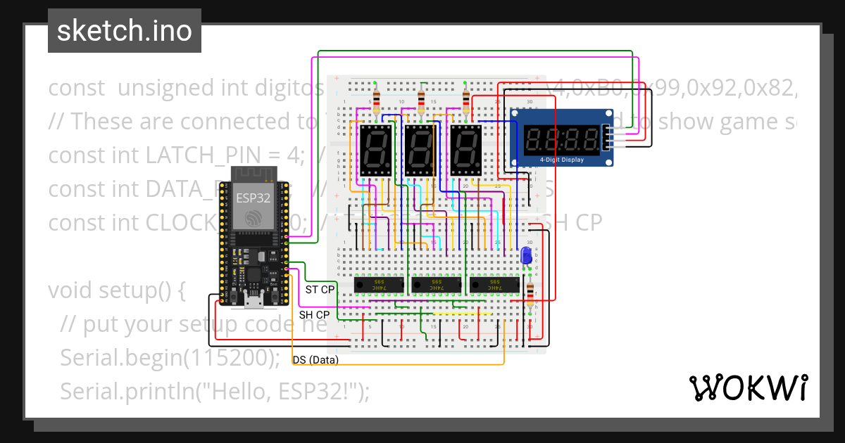 Wokwi - Online ESP32, STM32, Arduino Simulator