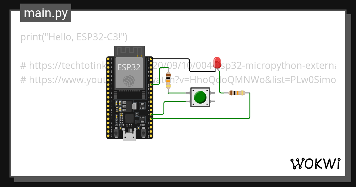 Wokwi - Online ESP32, STM32, Arduino Simulator