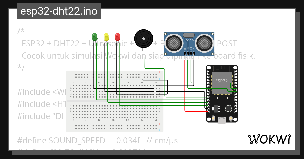 Wokwi - Online ESP32, STM32, Arduino Simulator