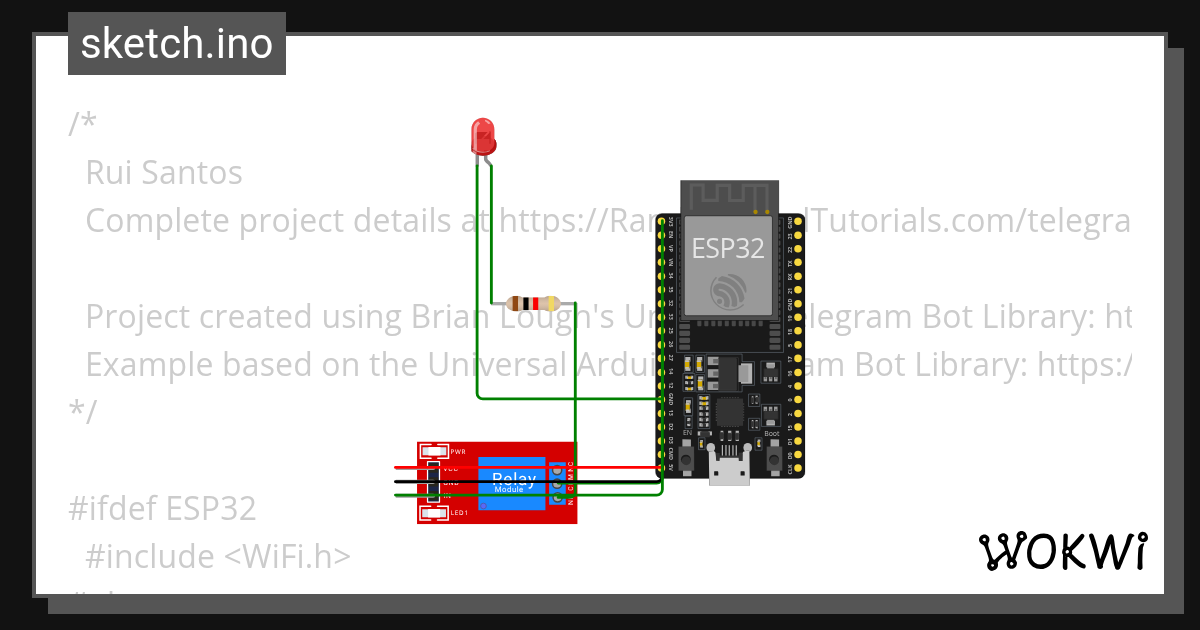 Wokwi - Online ESP32, STM32, Arduino Simulator