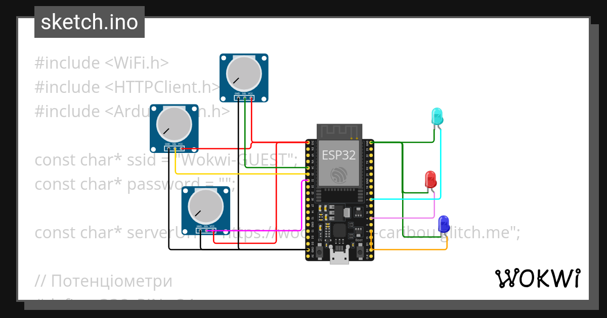 Wokwi - Online ESP32, STM32, Arduino Simulator