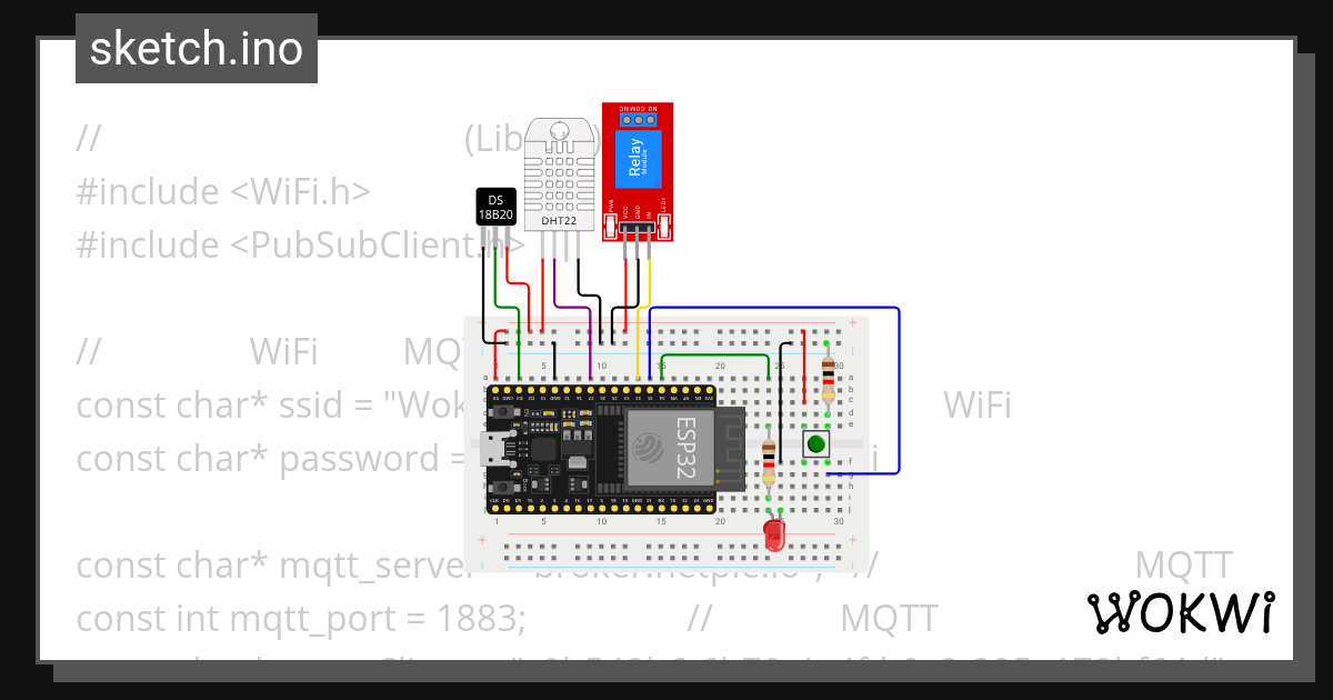 Wokwi - Online ESP32, STM32, Arduino Simulator