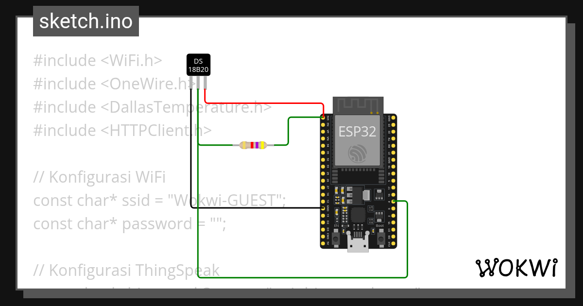 Wokwi - Online ESP32, STM32, Arduino Simulator