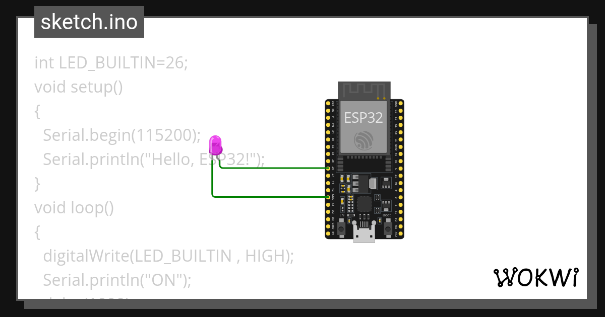Wokwi - Online ESP32, STM32, Arduino Simulator