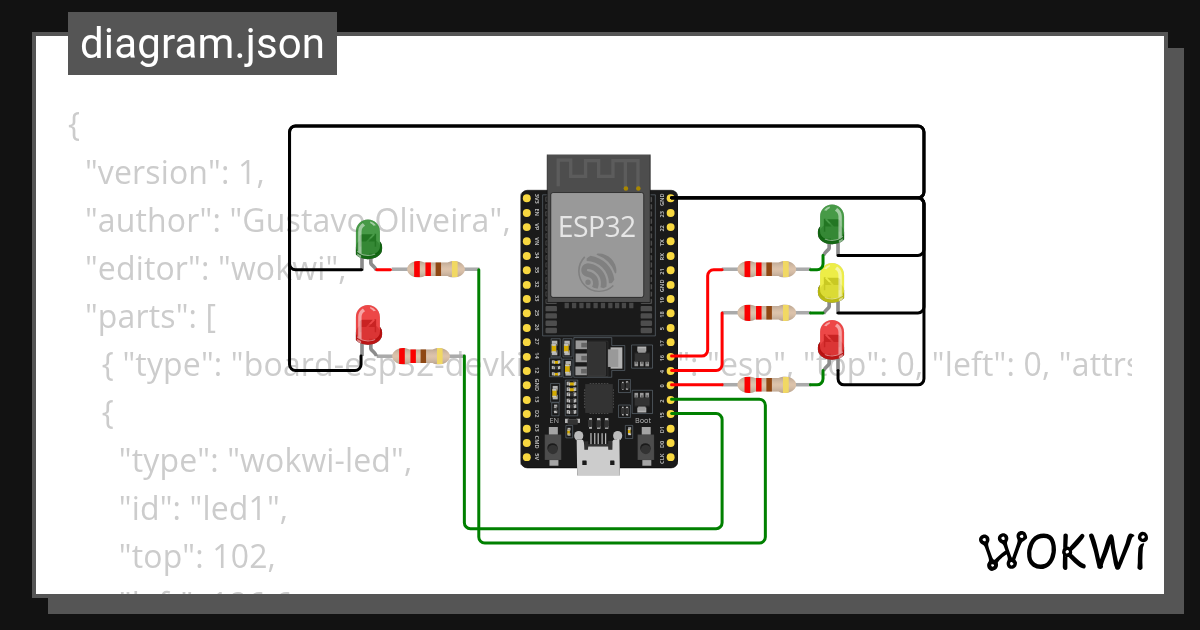 Wokwi - Online ESP32, STM32, Arduino Simulator