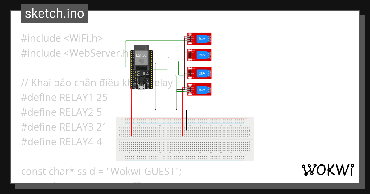 Wokwi - Online ESP32, STM32, Arduino Simulator