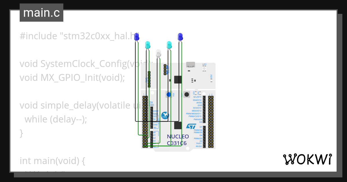 Wokwi - Online ESP32, STM32, Arduino Simulator