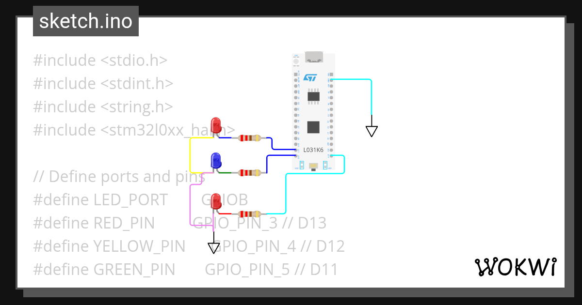 Wokwi - Online ESP32, STM32, Arduino Simulator
