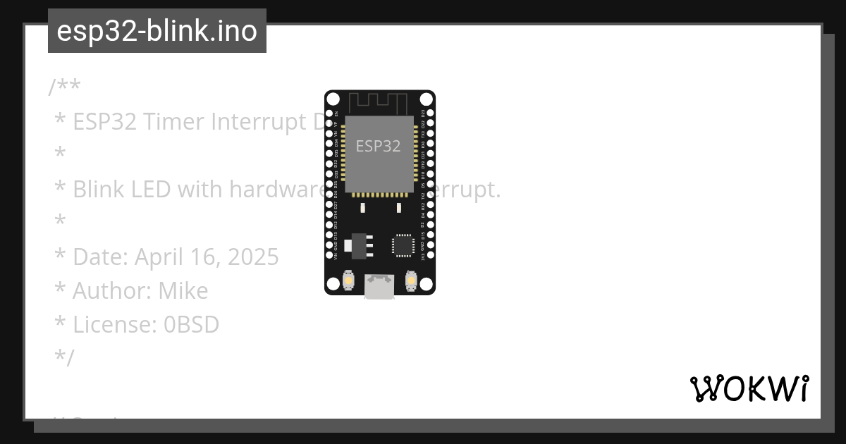 Wokwi - Online ESP32, STM32, Arduino Simulator