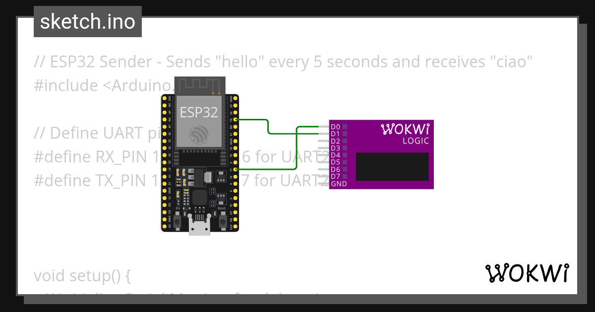 Wokwi - Online ESP32, STM32, Arduino Simulator