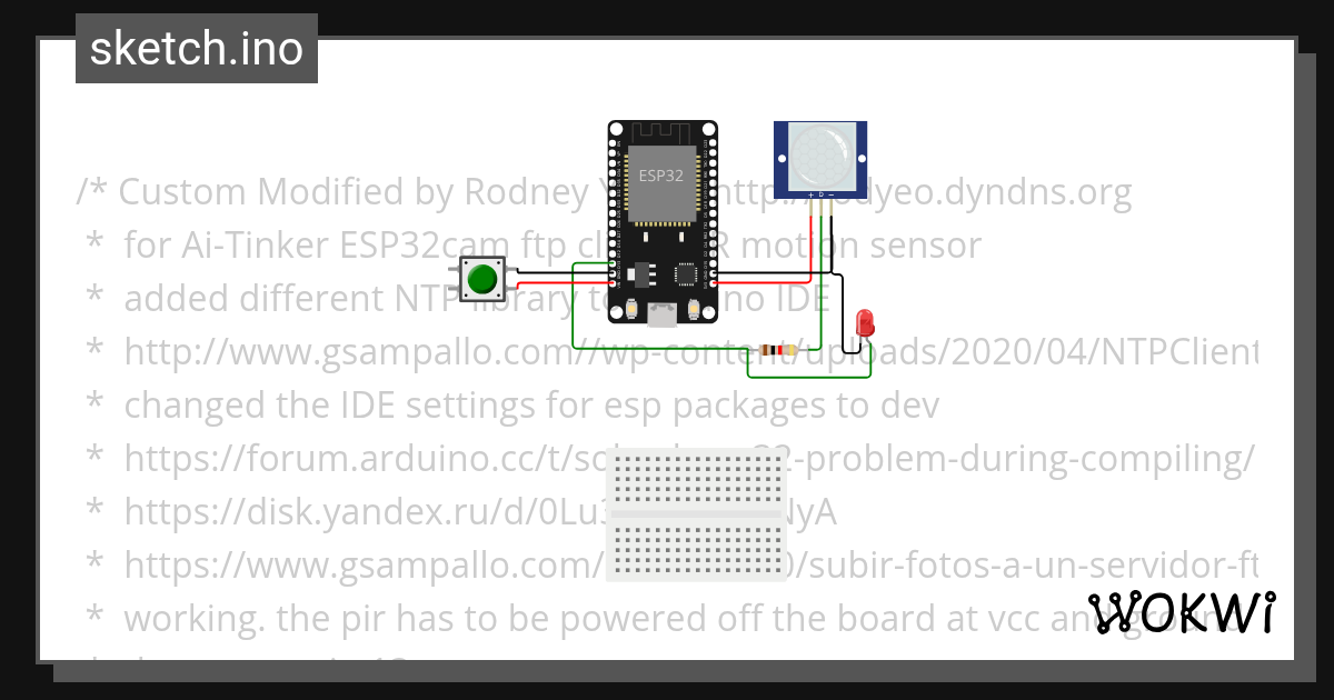 Wokwi - Online ESP32, STM32, Arduino Simulator