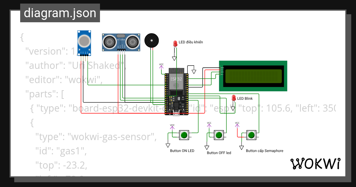 Wokwi - Online ESP32, STM32, Arduino Simulator