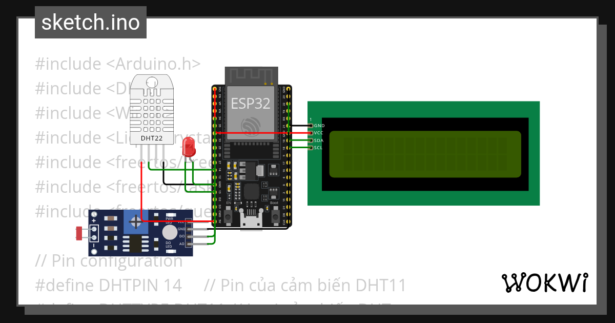 Wokwi - Online ESP32, STM32, Arduino Simulator