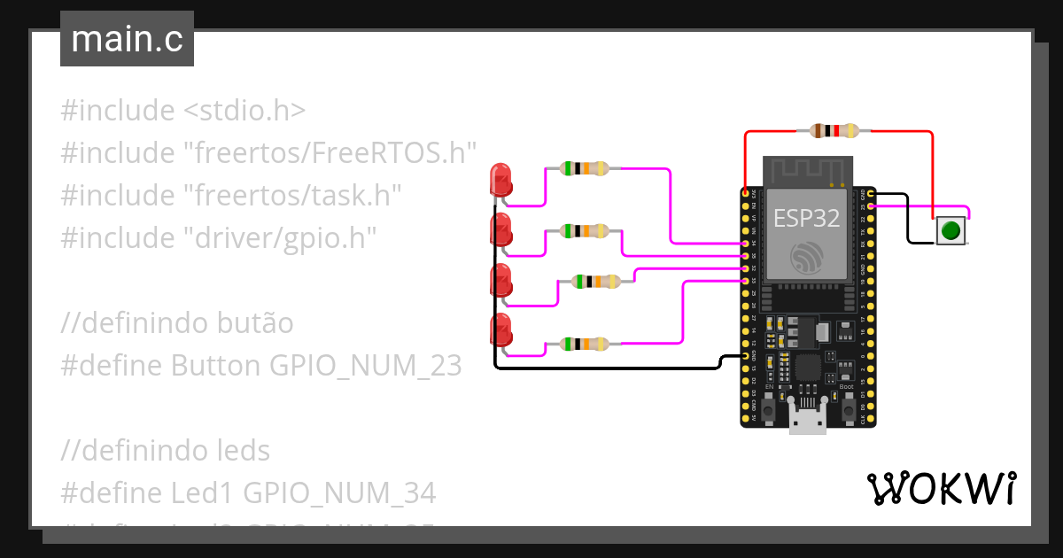 Wokwi - Online ESP32, STM32, Arduino Simulator