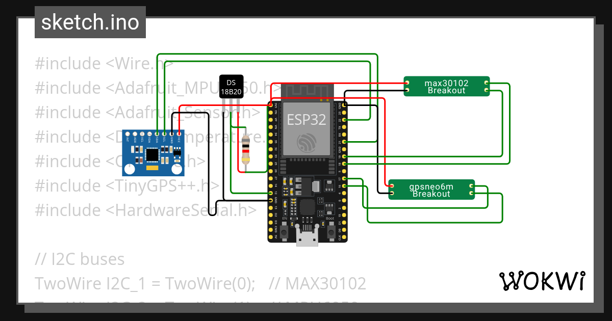 Wokwi - Online ESP32, STM32, Arduino Simulator