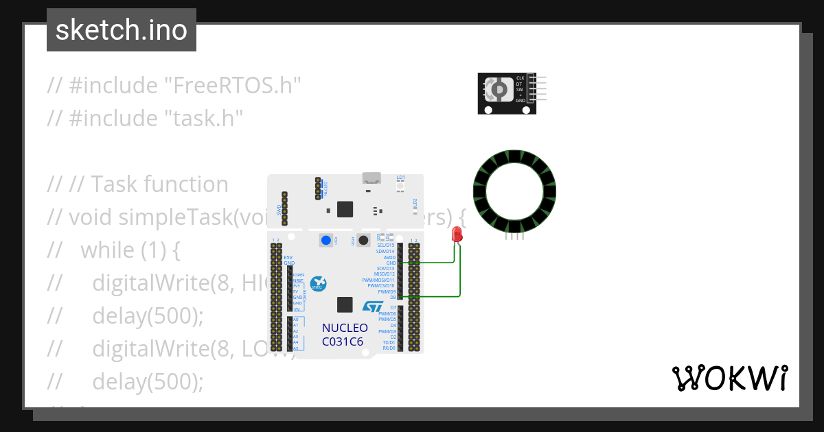 Wokwi - Online ESP32, STM32, Arduino Simulator