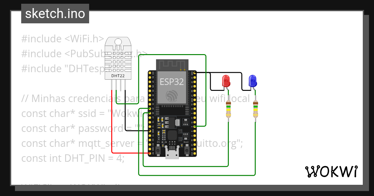 Wokwi - Online ESP32, STM32, Arduino Simulator