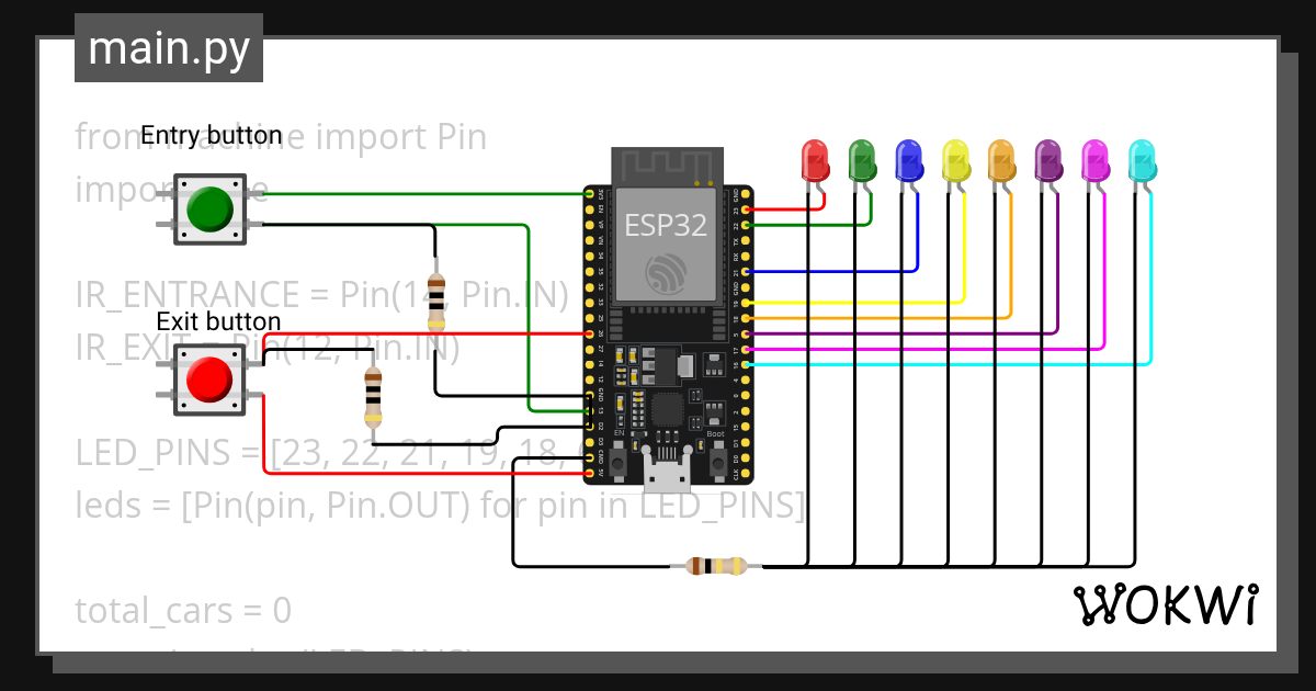 Wokwi - Online ESP32, STM32, Arduino Simulator